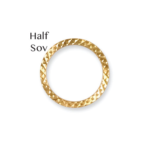 9ct Yellow Gold Half Sovereign Bezel – London Diamond Online