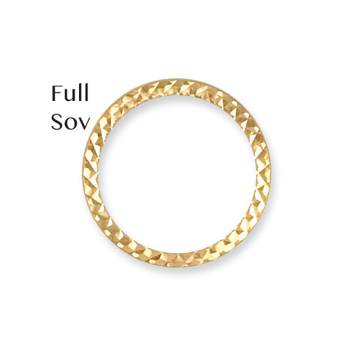 9ct Yellow Gold Full Sovereign Bezel – London Diamond Online